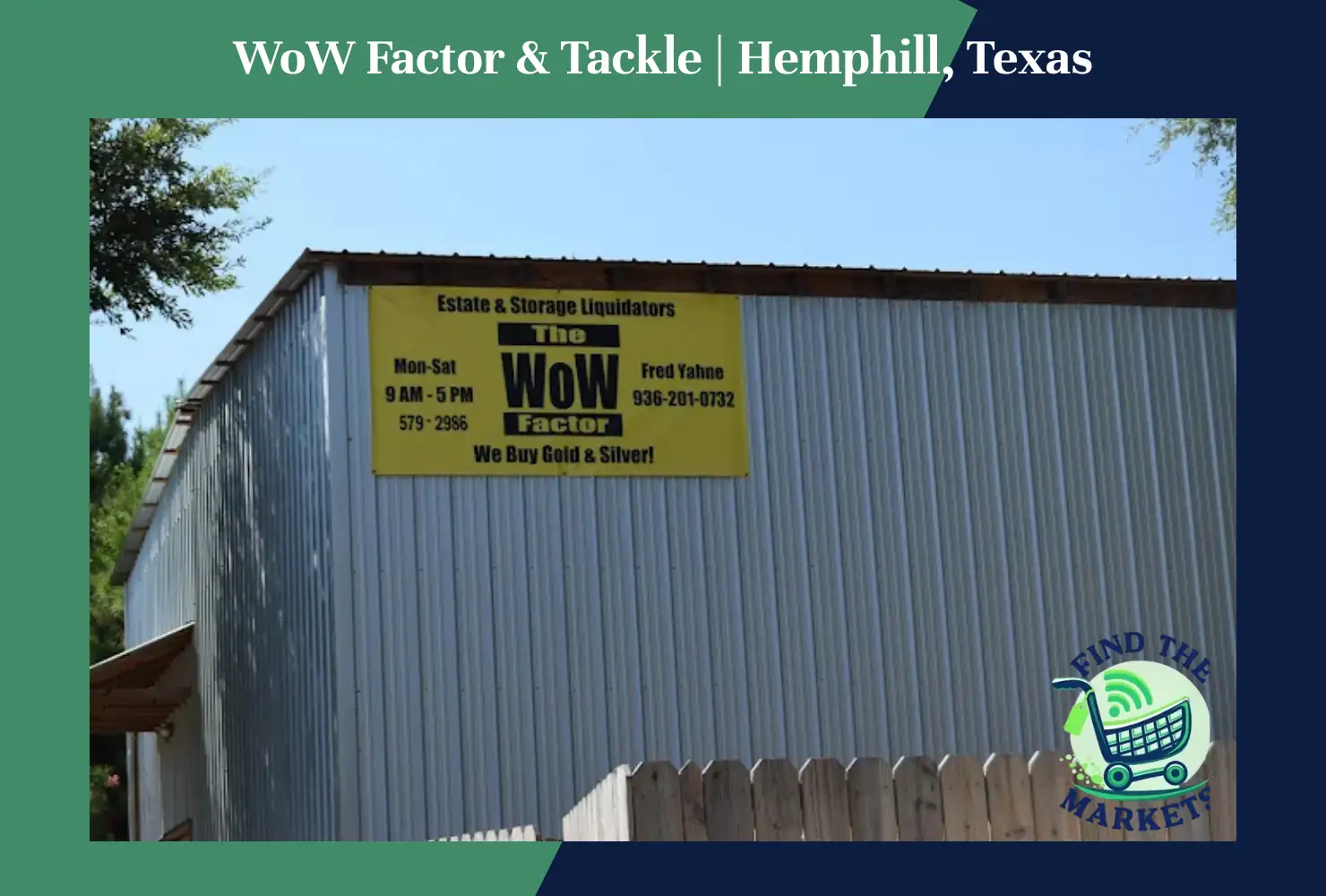 WoW Factor & Tackle | Hemphill, Texas